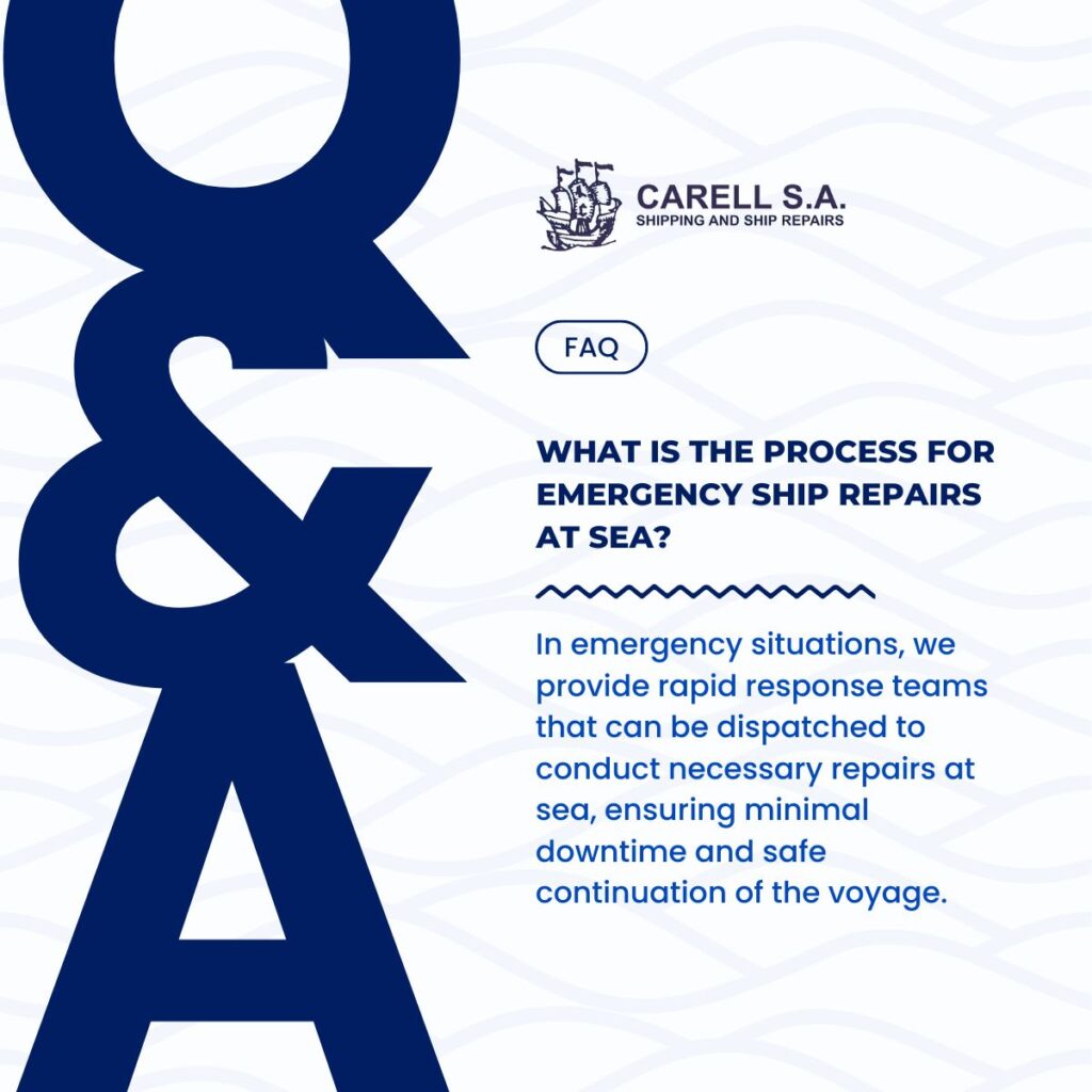 CARELL SA: What is the process of the emergency ship repairs at sea ...