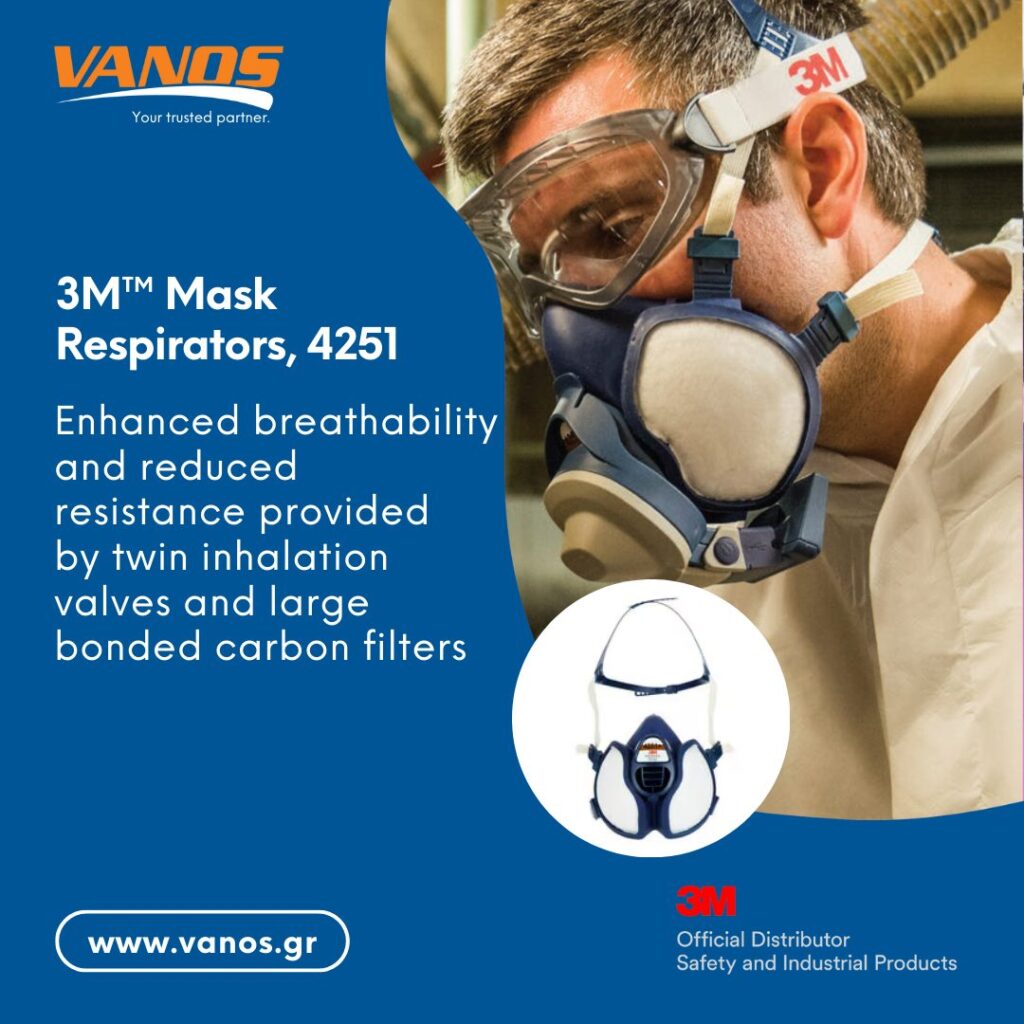 VANOS SA: Stay protected and breathe comfortably with 3M’s top-quality ...
