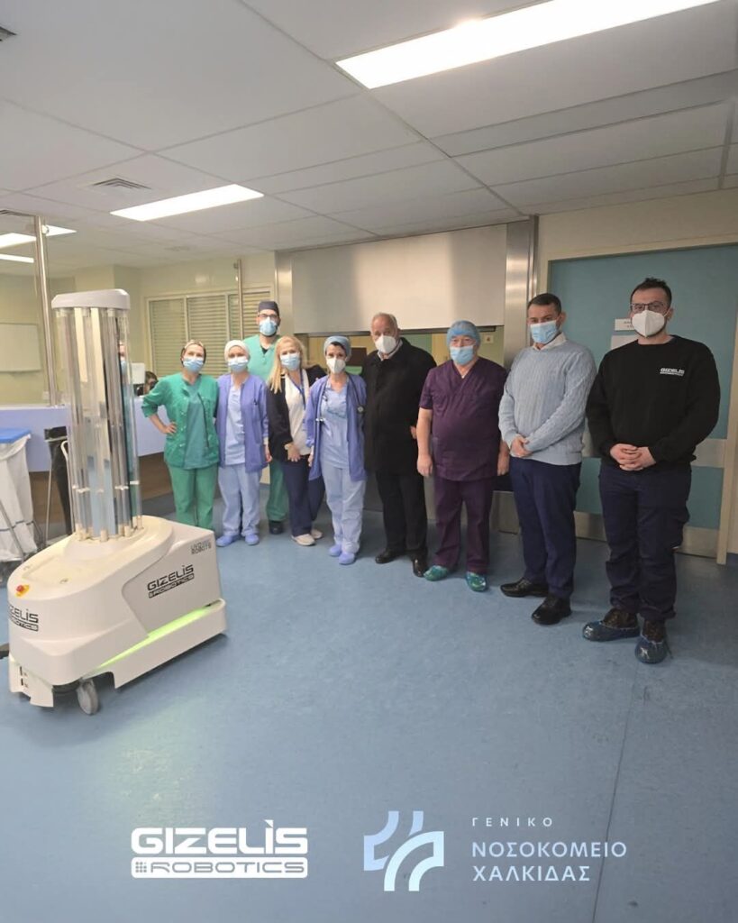 𝐆𝐢𝐳𝐞𝐥𝐢𝐬 𝐑𝐨𝐛𝐨𝐭𝐢𝐜𝐬: ΔΩΡΕΑ ενός Ρομπότ Απολύμανσης στο Γενικό Νοσοκομείο ...