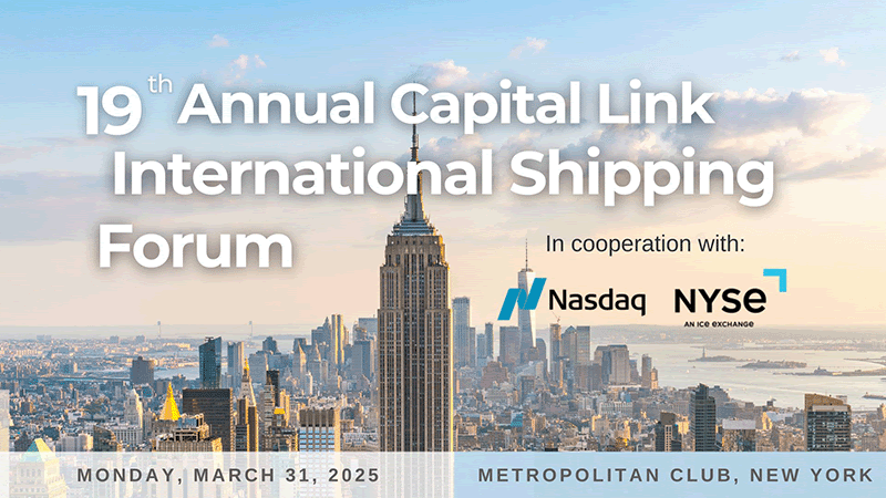19th Annual Capital Link International Shipping Forum – Piraeus365