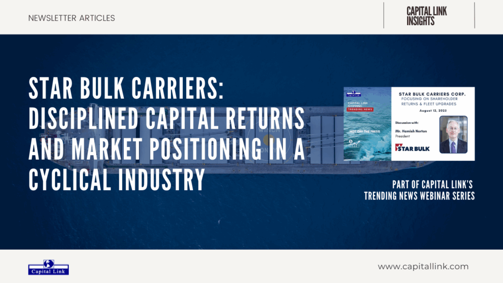 Star Bulk Carriers: Disciplined Capital Returns and Market Positioning ...