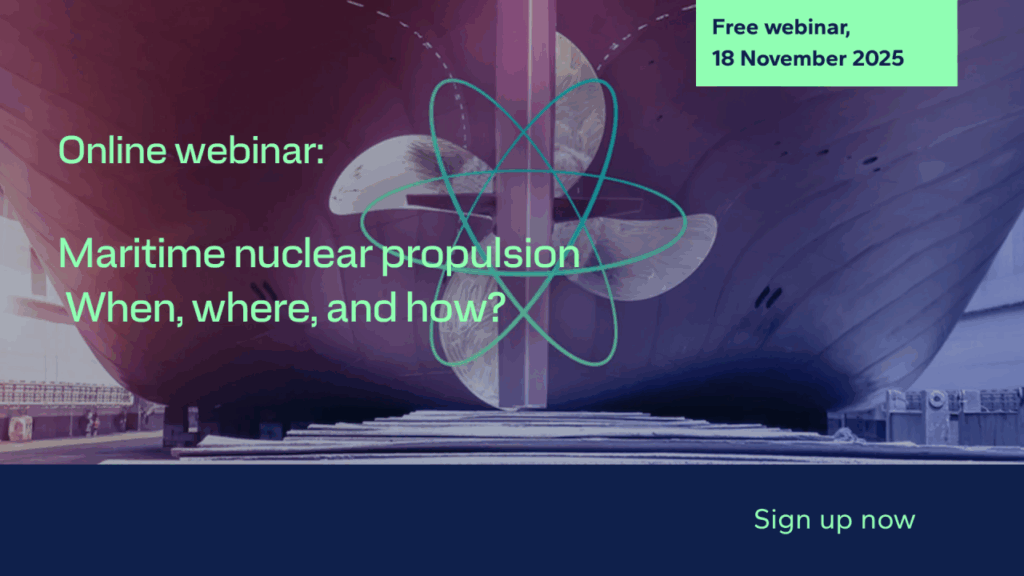 DNV-Webinar: Maritime nuclear propulsion – When, where, and how ...
